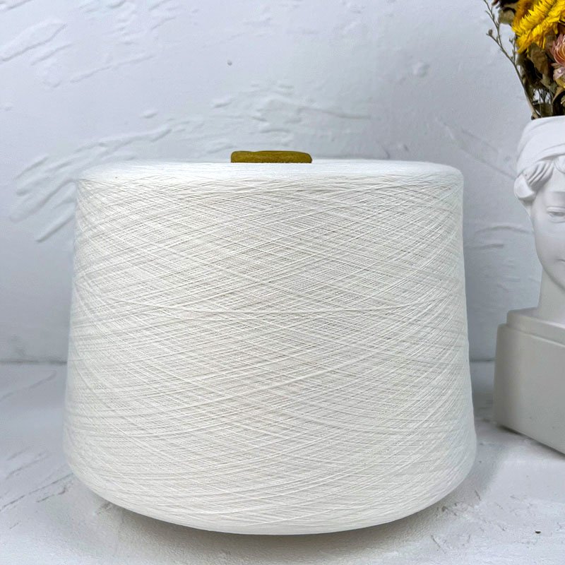 60% Cotton 40% Polyester Blended Ring Spinning yarn for knitting and ...